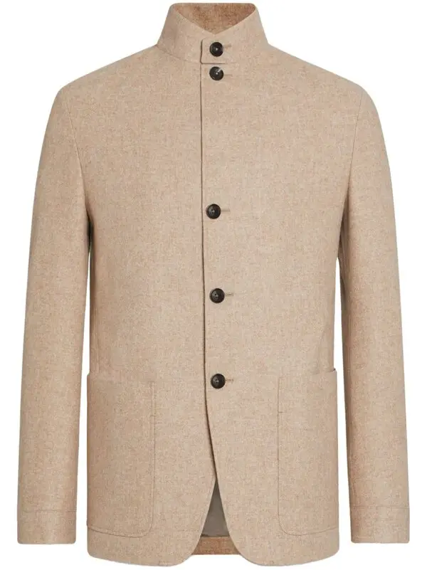Zegna Oasi Cashmere Il Conte Jacket - Neutrals