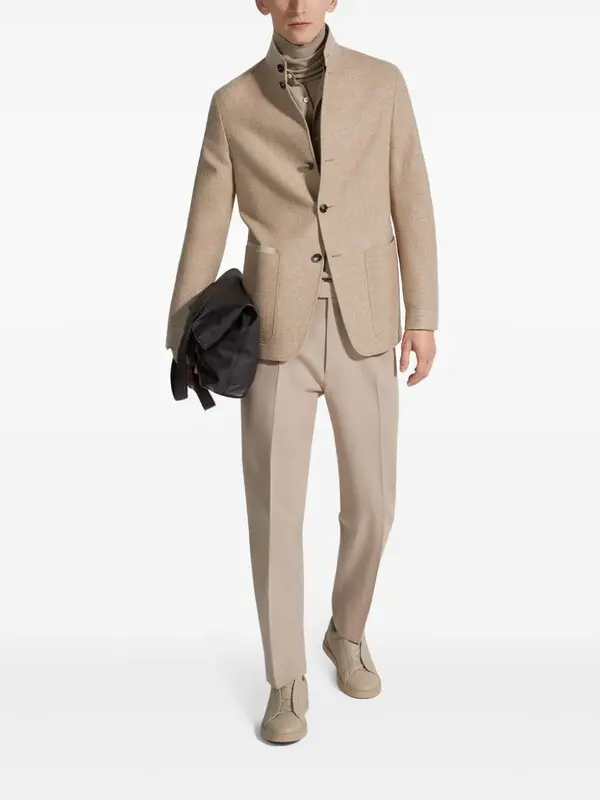 Zegna Oasi Cashmere Il Conte Jacket - Neutrals