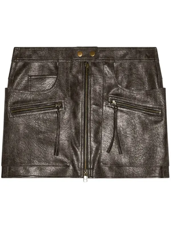 MARANT ETOILE Claudine Mini Skirt - Black