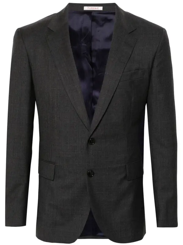 FURSAC Virgin Wool Blazer - Grey