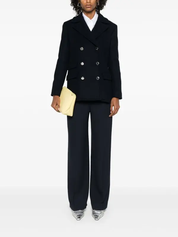 Theory Felted-finish Pea Coat