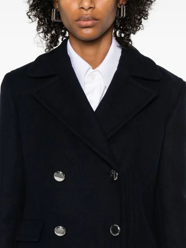 Theory Felted-finish Pea Coat