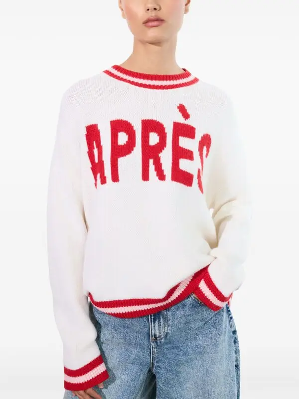 Alice + Olivia Odgen Apres Jumper - White