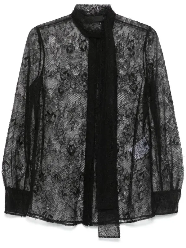 Valentino Garavani Sheer Lace Shirt