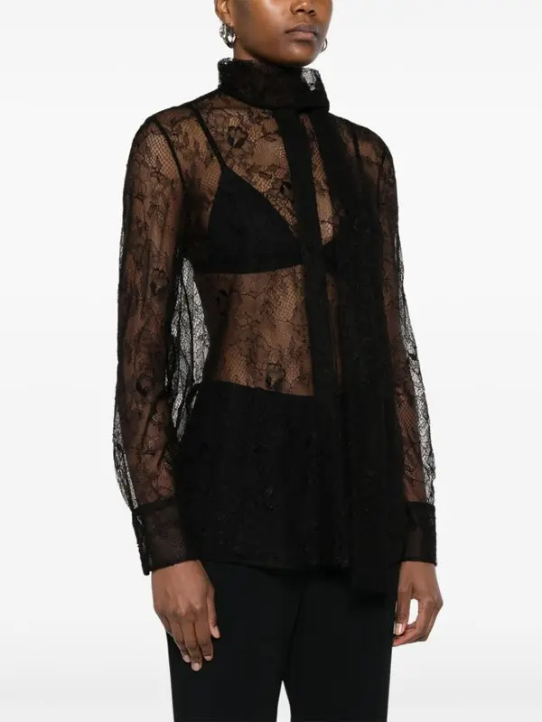 Valentino Garavani Sheer Lace Shirt