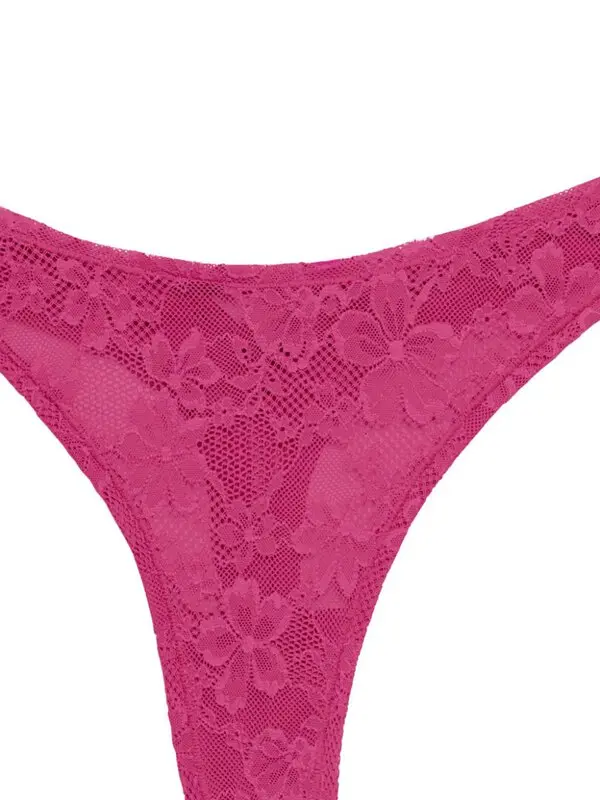 FLEUR DU MAL Le Stretch Lace Thong
