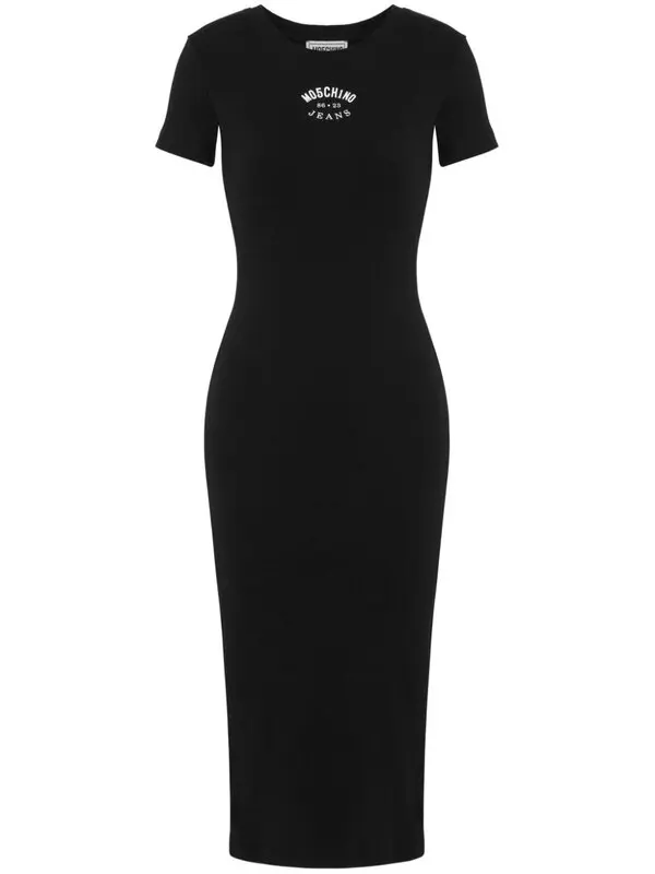 Moschino Ribbed Midi Dress