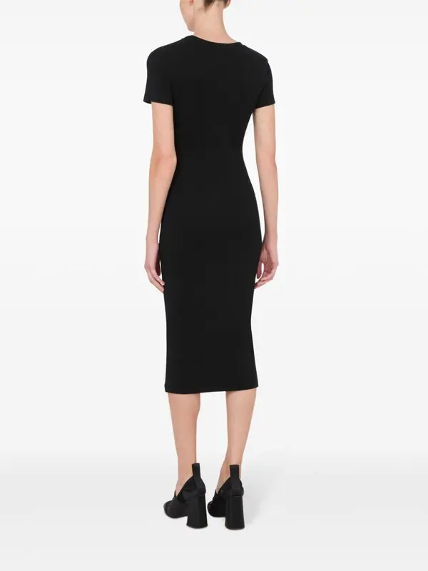 Moschino Ribbed Midi Dress