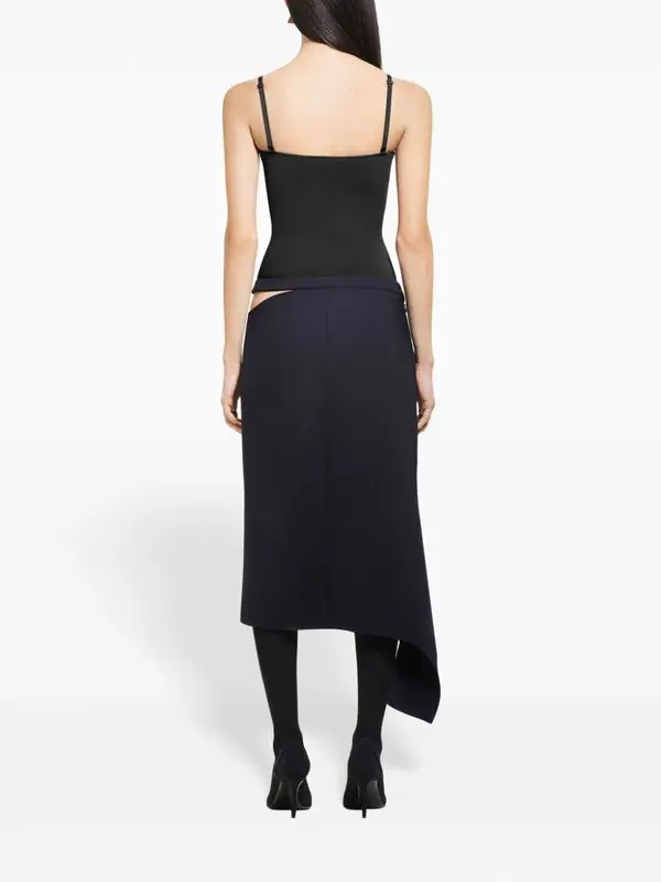 COURREGES Lingerie Interlock Top - Black