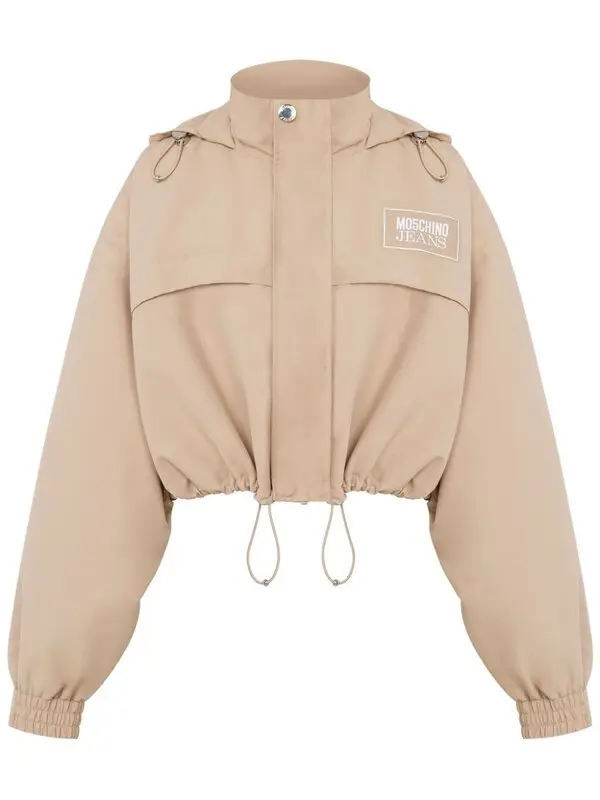 Moschino Cropped Hooded Jacket