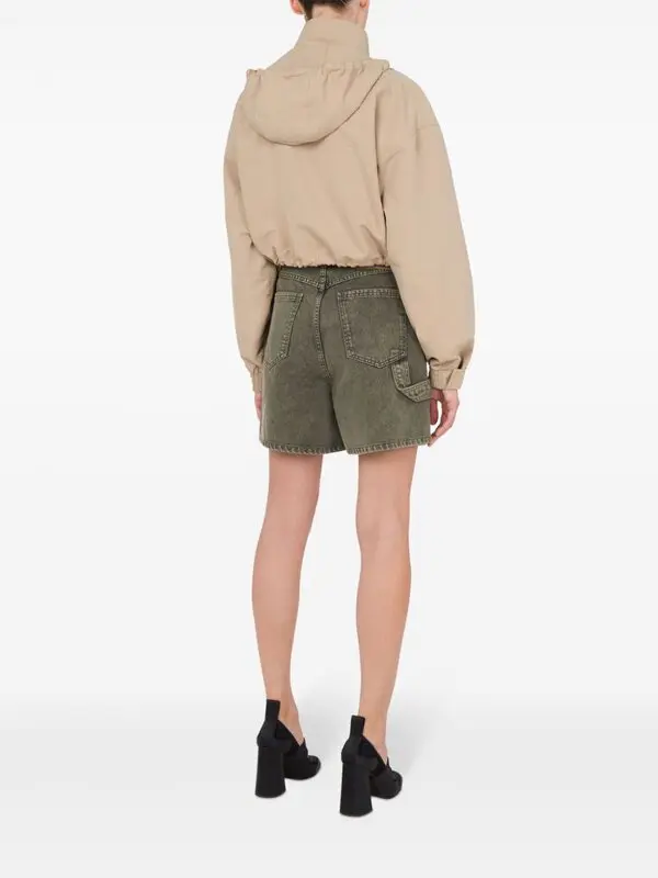 Moschino Cropped Hooded Jacket