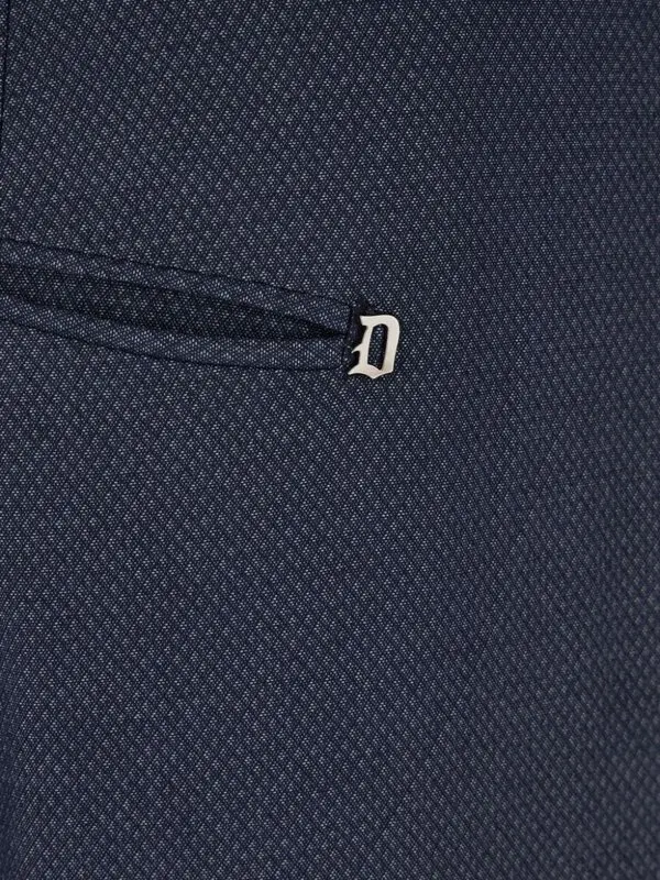DONDUP Concealed Fastening Tapered Trousers - Blue