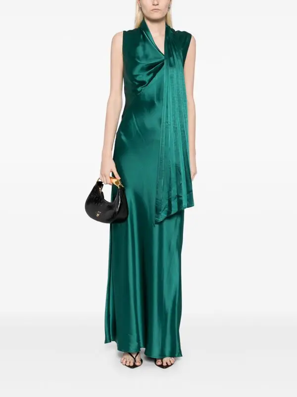 acler jeffries satin maxi dress JEFFRIES MAXI DRESS