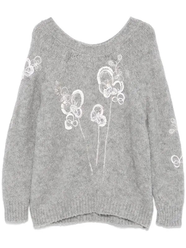 Bernadette Floral-motif Sweater