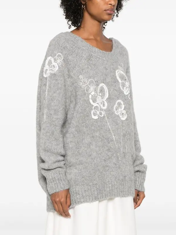 Bernadette Floral-motif Sweater
