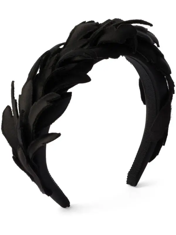 Prada Satin Headband - Black