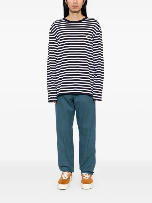 Maison Kitsuné Casual Pants - Blue