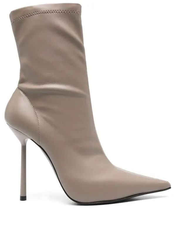 LE SILLA 120mm Bella Ankle Boots - Brown