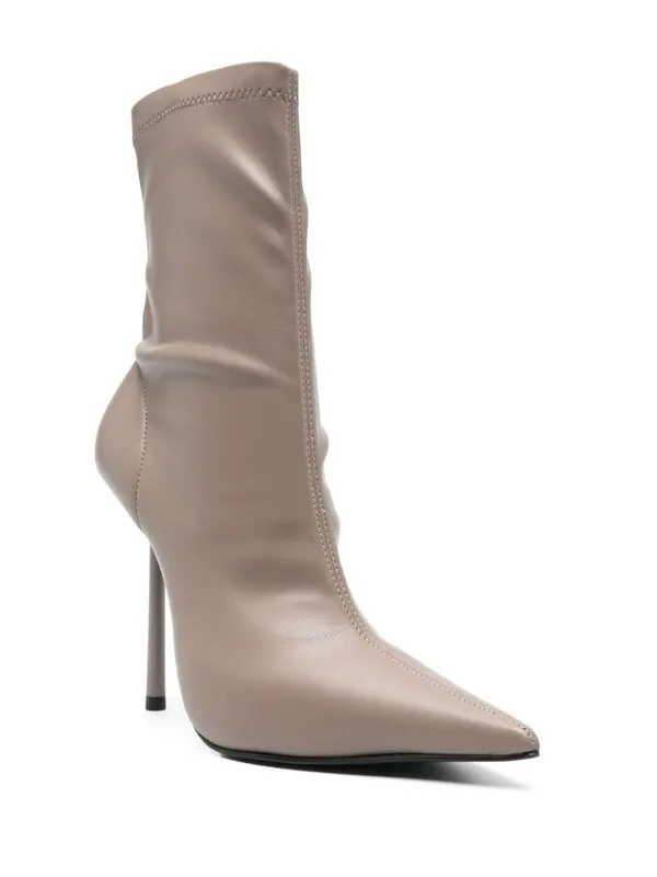 LE SILLA 120mm Bella Ankle Boots - Brown