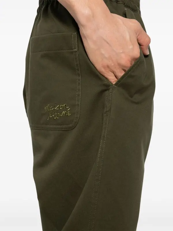Maison Kitsuné Casual Pants - Green