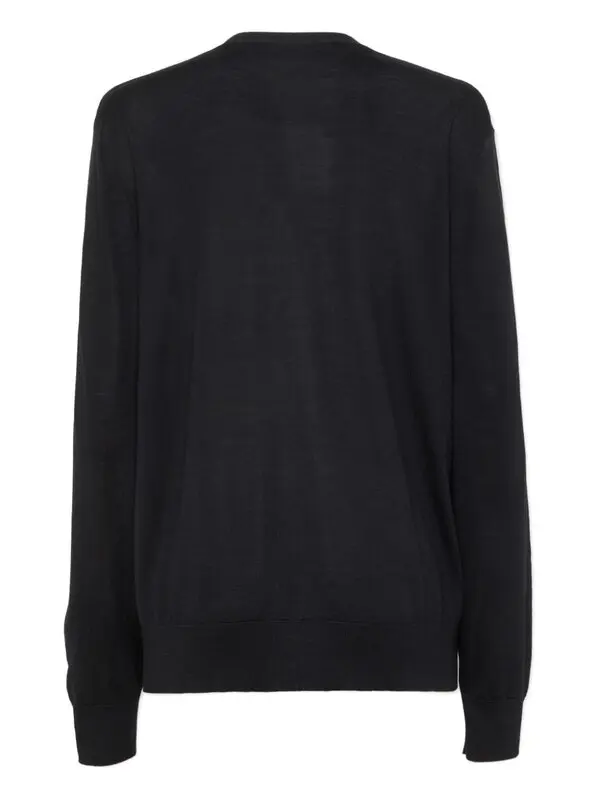 Dsquared2 Virgin Wool Cardigan - Black