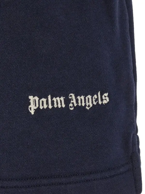 Palm Angels Logo-embroidered Bermuda Shorts