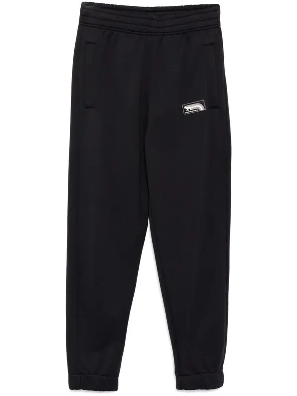 Maison Kitsuné Flash Fox Patch Sweatpants - Black