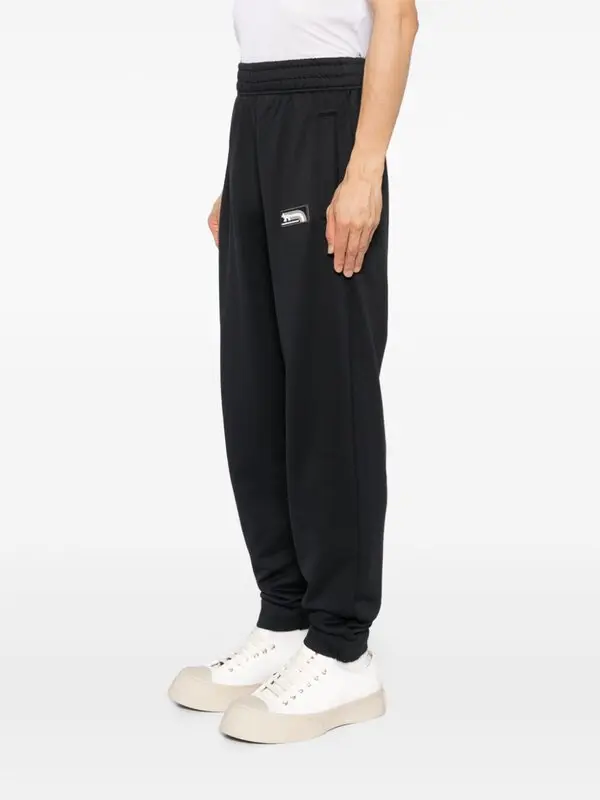 Maison Kitsuné Flash Fox Patch Sweatpants - Black