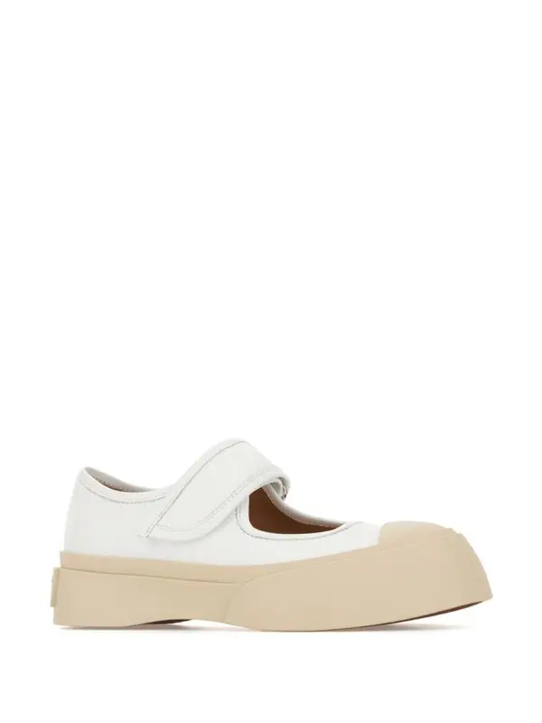 Marni Mary Jane Ballerinas - White
