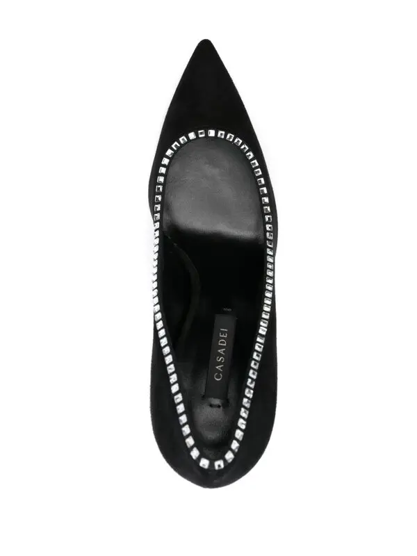 Casadei 100mm Crystal-embellished Pumps