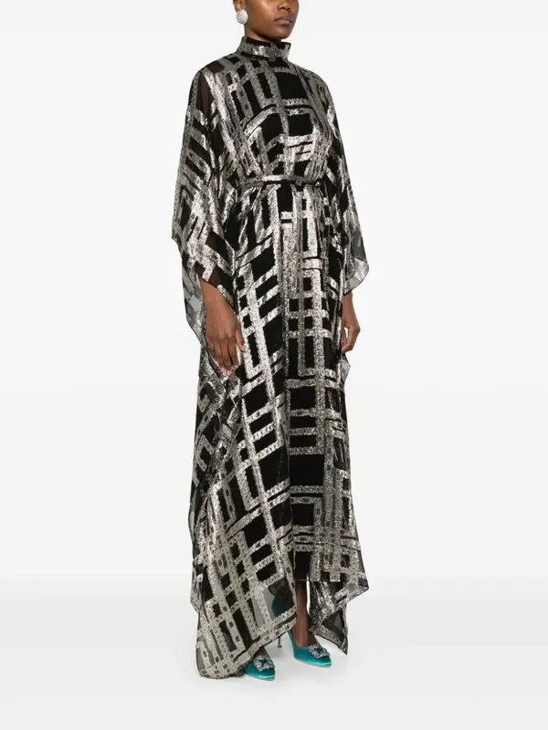 TALLER MARMO Checked Maxi Dress