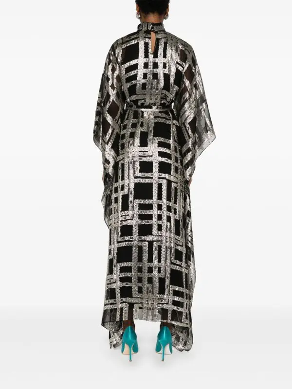 TALLER MARMO Checked Maxi Dress