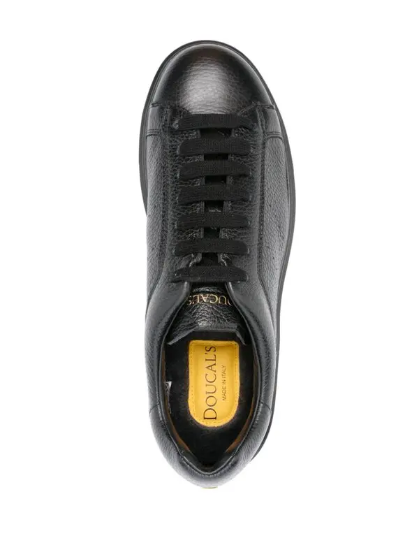 DOUCAL'S Grained Leather Sneakers