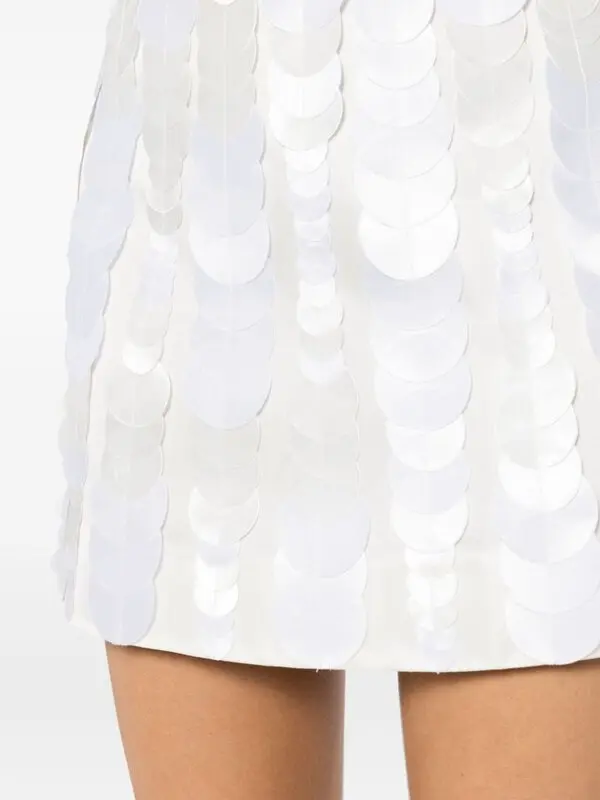 GLORIA COELHO Circle-appliqué Miniskirt