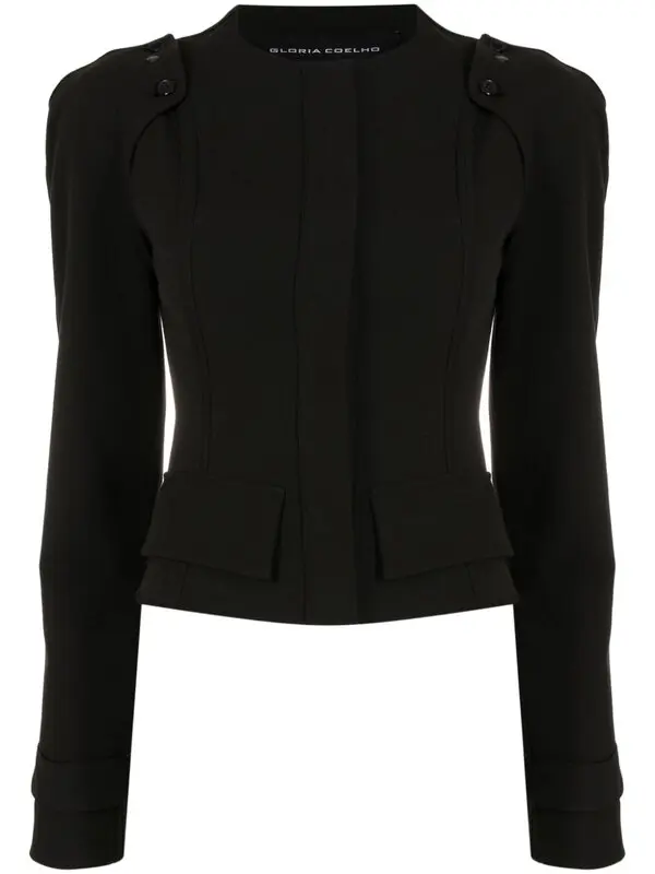 GLORIA COELHO Detachable-sleeve Jacket