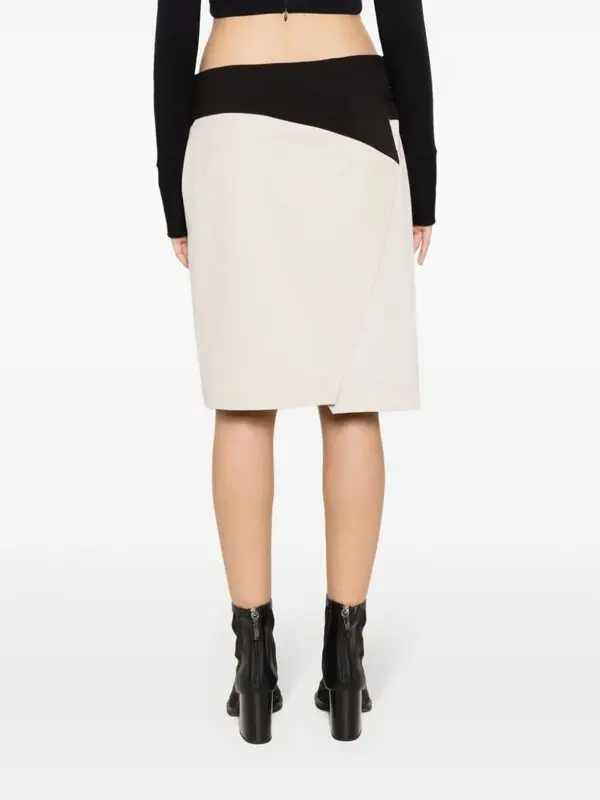 GLORIA COELHO Strap-detailed Wrap Skirt