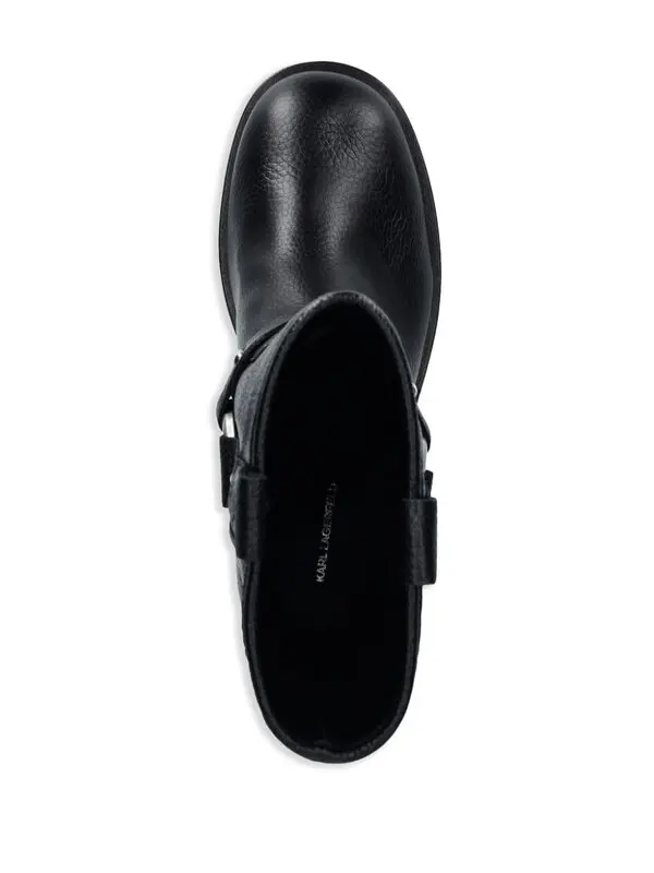 Karl Lagerfeld 55mm Brooklyn Leather Boots