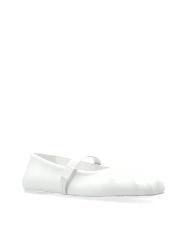 Marni Leather Ballet Flats - White