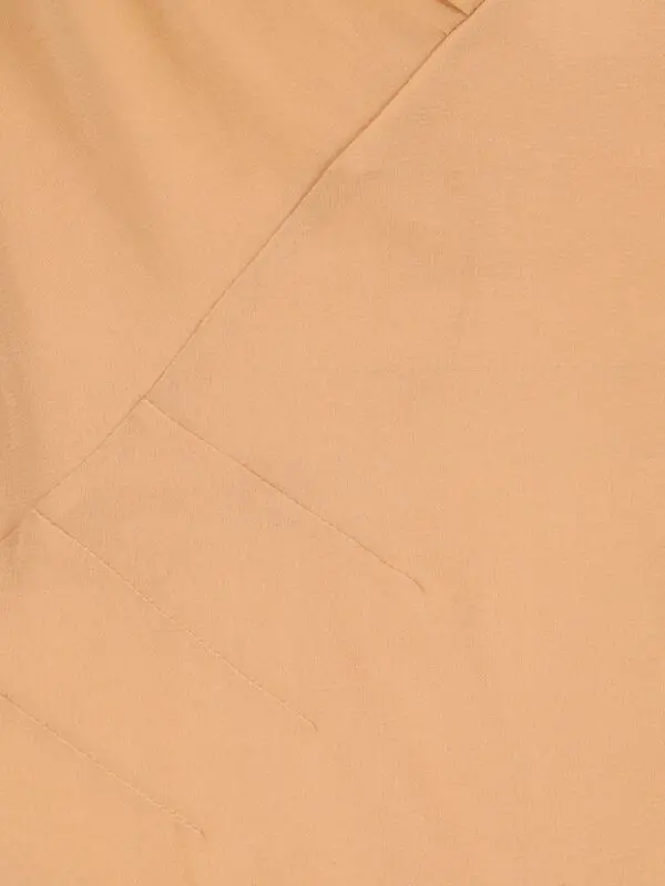 Saint Laurent Cross-back Silk Bodysuit - Neutrals