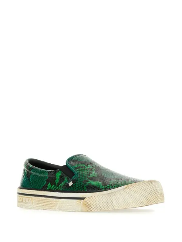 Bally Printed Slip-on Sneakers