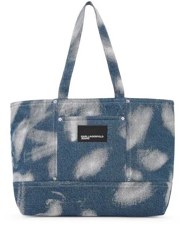 Karl Lagerfeld Bleached Tote Bag
