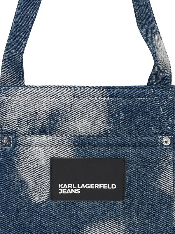 Karl Lagerfeld Bleached Tote Bag