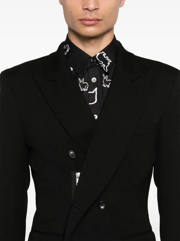 Comme Des Garçons Double-breasted Blazer