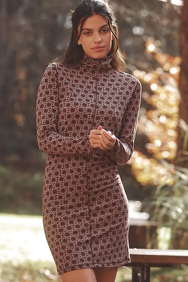 belted long sleeve dress Pink Delicate Chintz Puff Sleeve Belted Maxi Dress main image 1