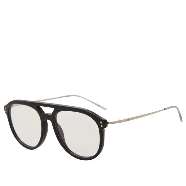 Gucci Smart Steel Optical Glasses - Black/silver/transparent