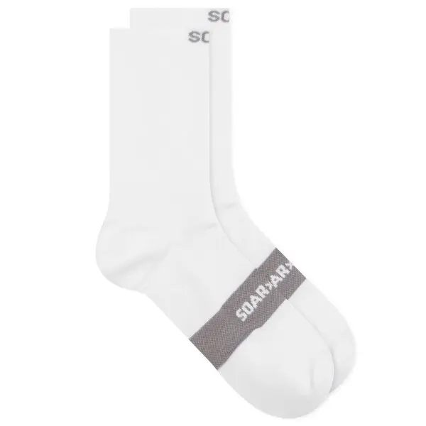 SOAR Crew Socks - White