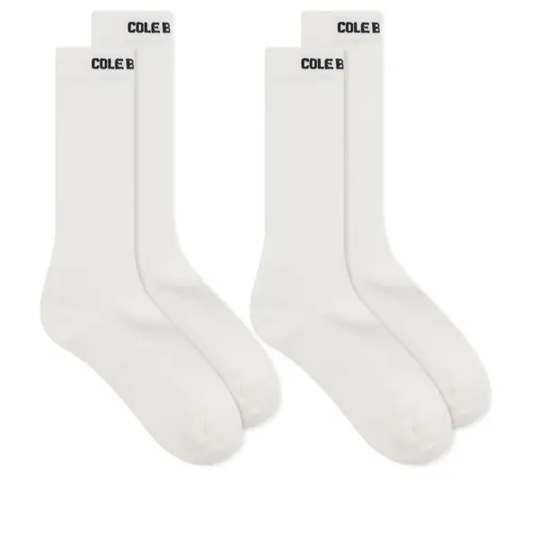 COLE BUXTON Cb Sports Socks 2 Pack - White