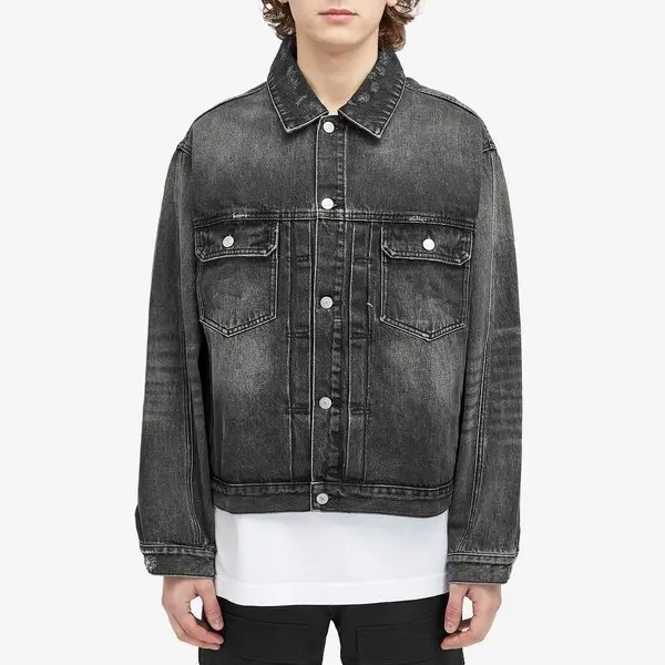 COLE BUXTON Type Ii Denim Jacket - Black