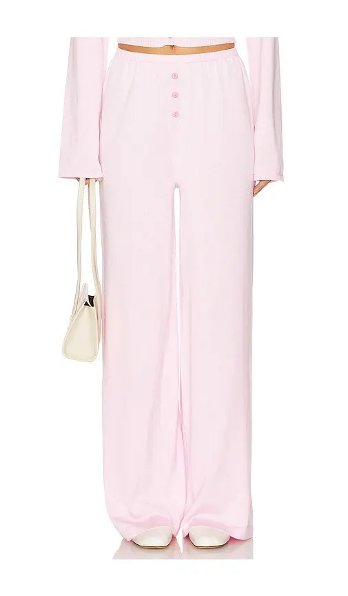 SNDYS. August Button Pants - Pink