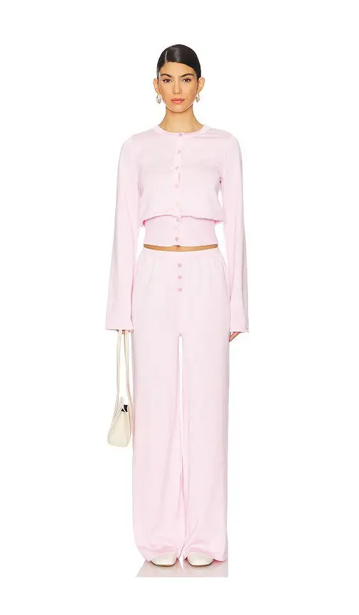 SNDYS. Button Up August Top - Pink